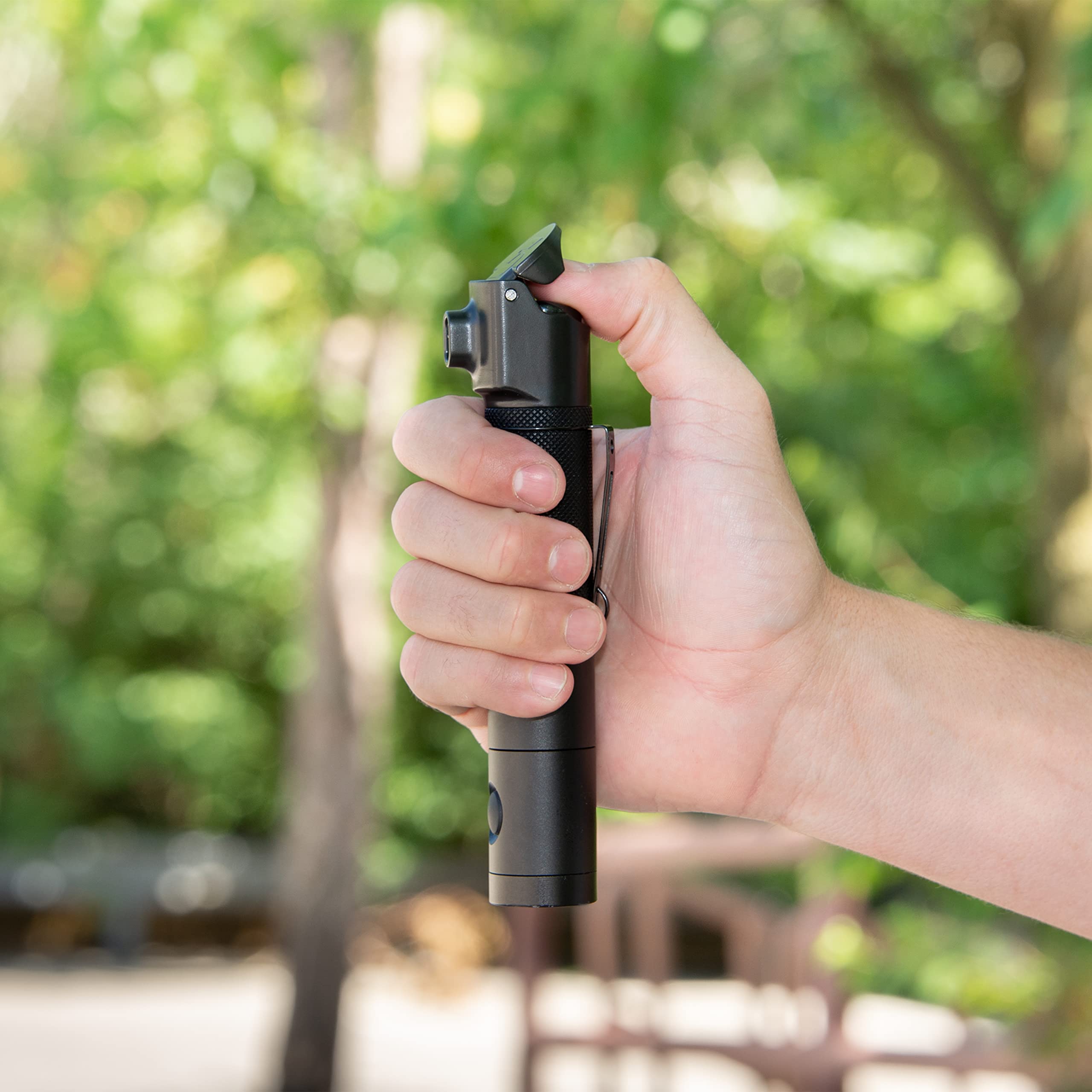 SABRE PepperLight 2-in-1 Flashlight Pepper Spray, Ultra-Bright 750 Lumen Flashlight, Visible Up To 540-Feet (165-Meters), Protect Aginst Multiple Threats with 25 Bursts, IPX6 Water-Resistant Rated
