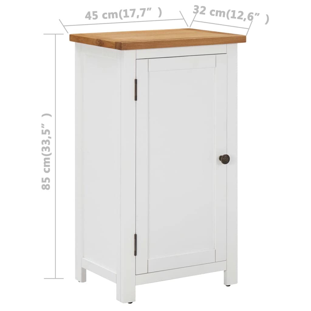 MNISDFL Storage cabinets Wall cabinets Bookcases Cupboard 17.7"x12.6"x33.5" Solid Oak Wood Entryway Serving Storage Cabinet Doors for Bathroom, Kitchen, Living Room or Bedroom