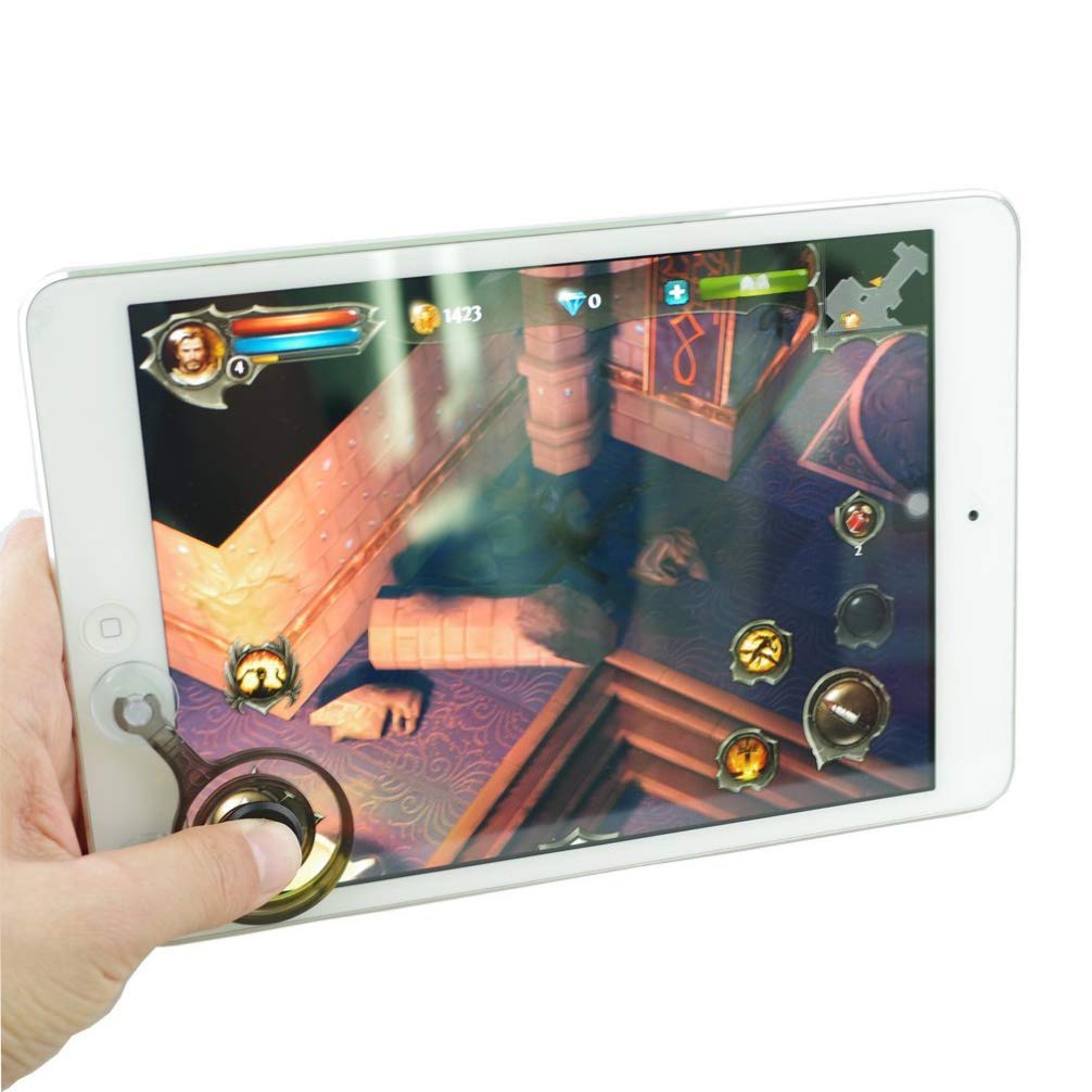 UKCOCO 2 Pieces Mobile Phone Game Mobile Joystick Touch Screen Mobile Joystick Controller Phone Game Rocker Joystick Novelty Suction
