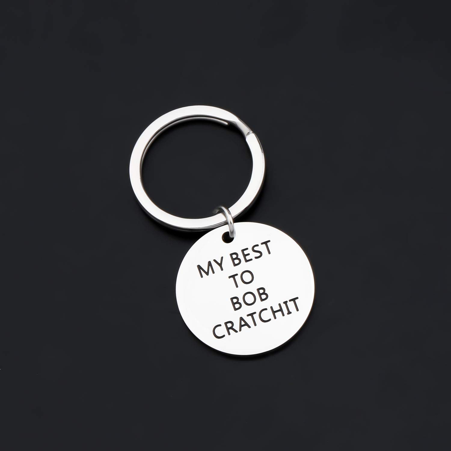 Schitts Creek Gifts David Rose Quote Gift Rose Apothecary Schitts Creek Gift David Rose Keychain (My best to bob cratchit)