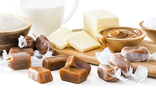 Taras All Natural Gourmet Caramel: Small Batch, Creamy & Individually Wrapped , Sugar Free 20 Ounce