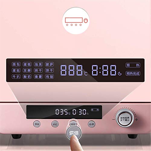 Oven Built in Electric Single Oven Stainless Steel Premium Convection Halogen Oven Cooker Mini Oven and Grill Ideal for Roasting,Baking (2) (1)