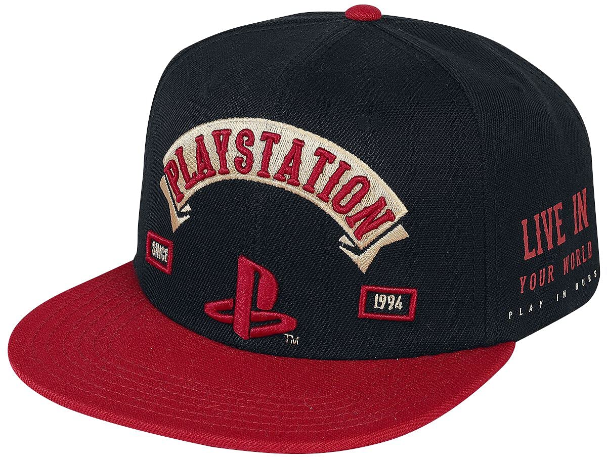 Playstation Baseball Cap Since 1994 Biker Logo Official Black Snapback Size One Size