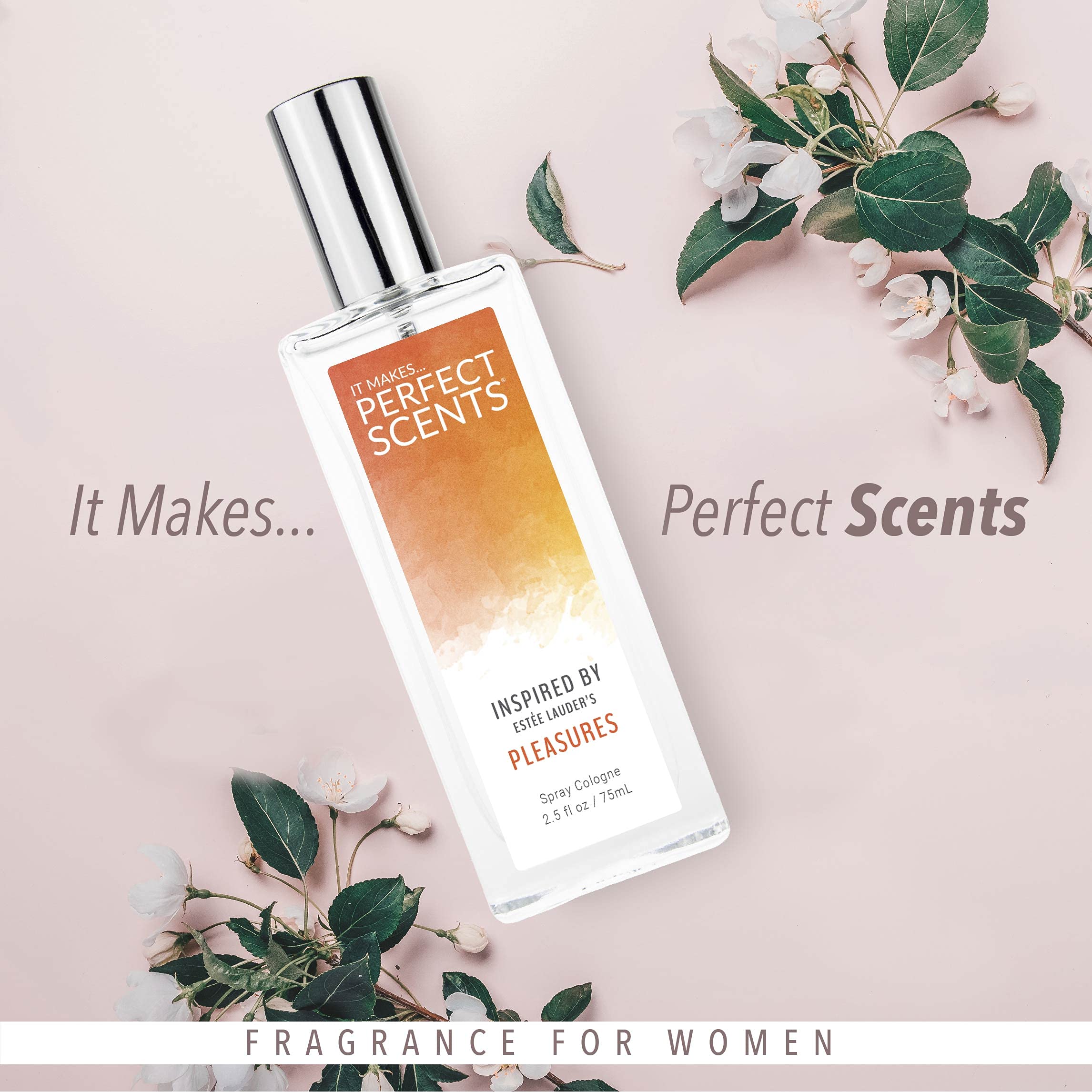 Perfect Scents Fragrances | Inspired by Estee Lauder's Pleasures | Women’s Eau de Toilette | Vegan, Paraben Free, Phthalate Free | Never Tested on Animals | 2.5 Fluid Ounces