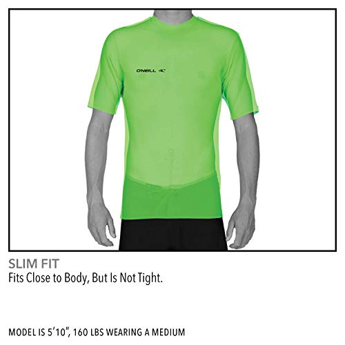 O'Neill Men's Basic Skins Rash Tee, Royal - Adult M