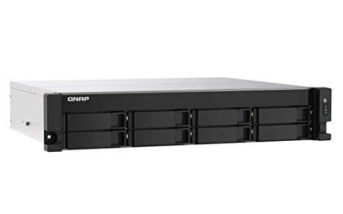 QNAP TS-853DU-RP 8 Bay Rackmount NAS with Two 2.5GbE Ports, Redundant PSU