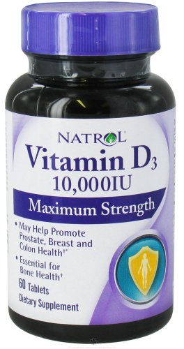 Natrol Vitamin D3 - 10000 IU - 60 Tablets