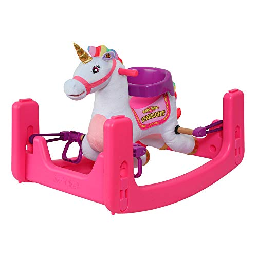 Rockin' Rider Starlight Grow-with-Me Unicorn, Pink