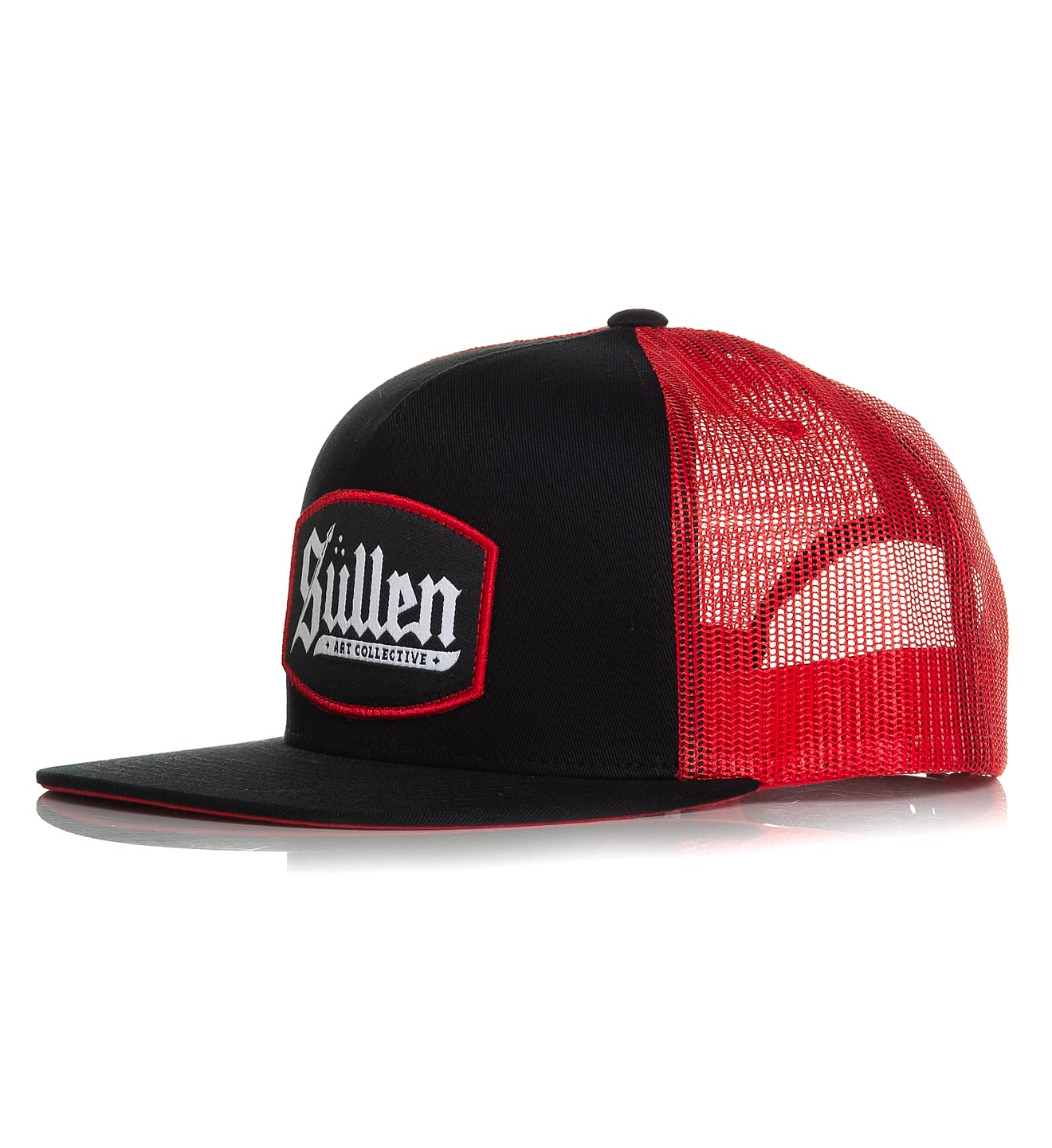 Sullen Contour Snapback Tattoo Lifestyle Hat (Black/Red)