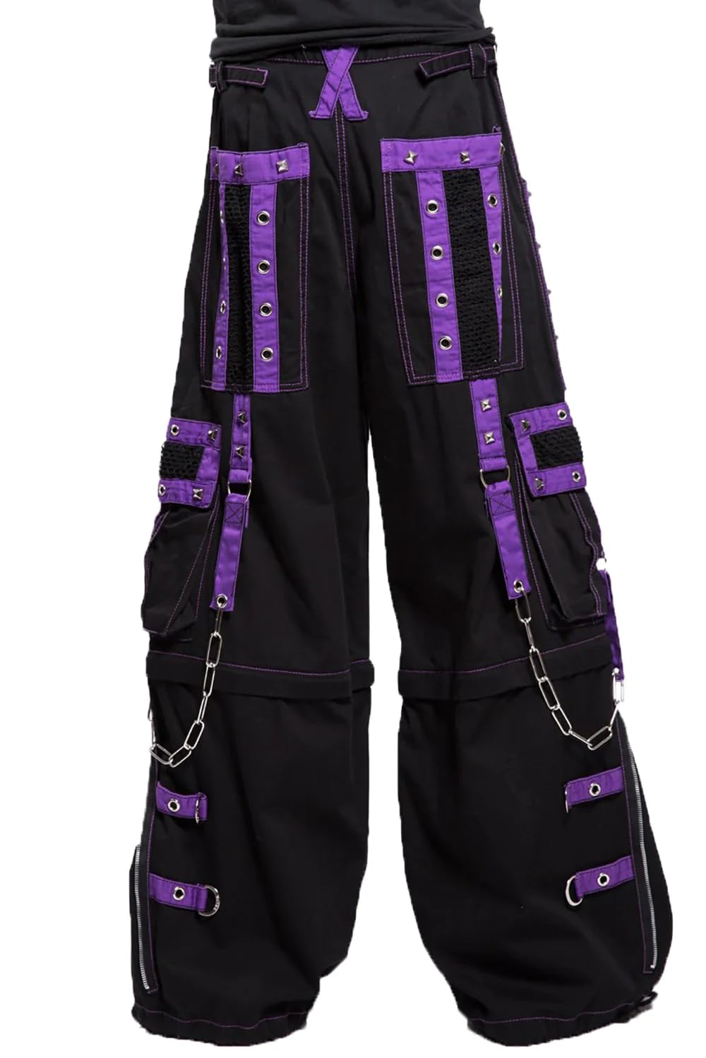 Tripp NYC Mega Eye Pants [Black/Purple] M