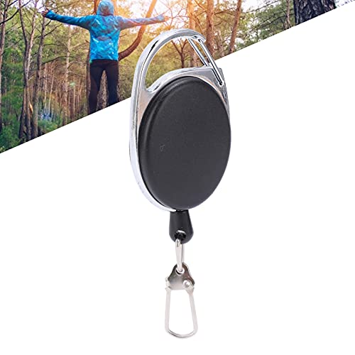 Yeuipea Fly Fishing Tool Retractor,Fly Fishing Retractor with 360 Degree Rotation Buckle Retractable Anglers Combo Tool Holder