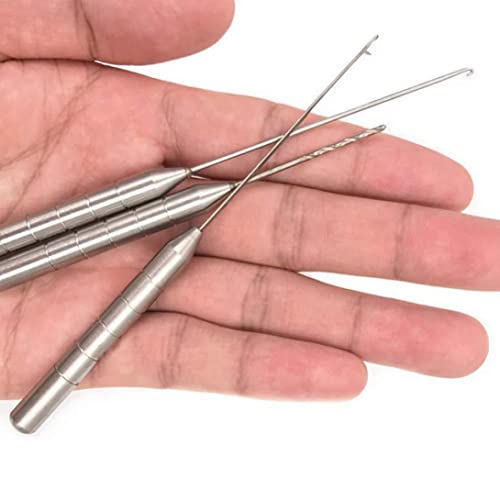 Tuimiyisou Bait Needles Stainless Steel Splicing Baiting Tackle Rig Tool Fishing Accessories 3PCS Fishing Accessories-Other Tool Accessories