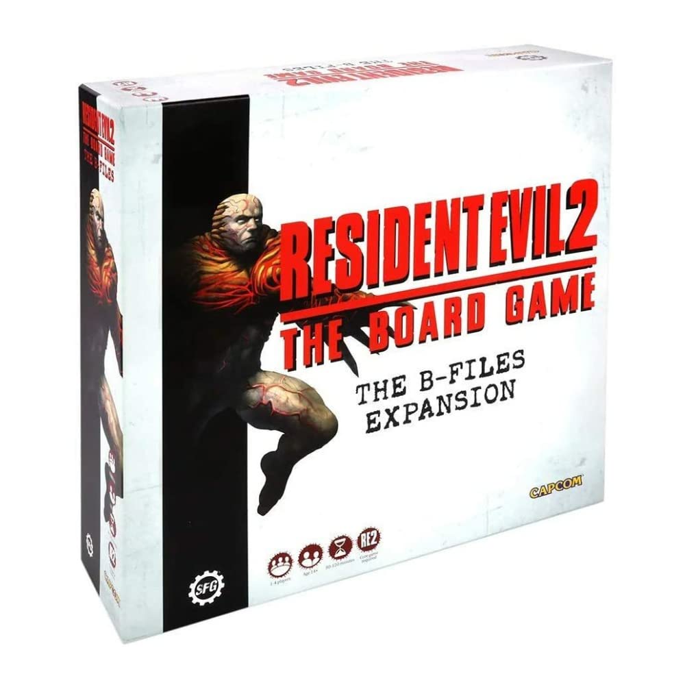 Steamforged Games Resident Evil 2 Board Game Bundle Base Game and The B-Files Expansion Set (2 Items)