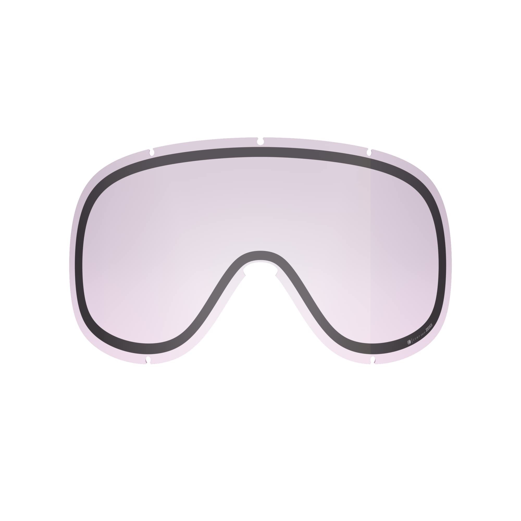 POC, Retina Big Clarity Comp Night Spare Lens, Clarity comp Night/ar Green Back/Front