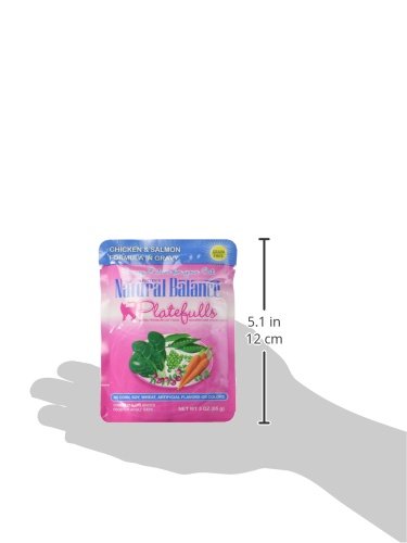 Natural Balance Indoor Platefuls Chicken/Salmon Cat Pouch, 3 Oz