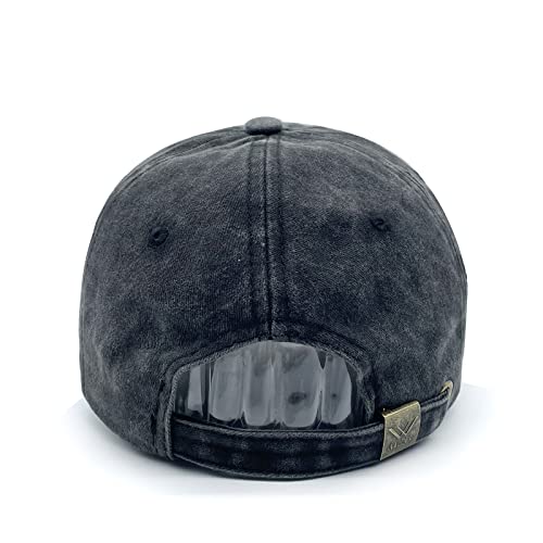 Waldeal Embroidered Mom and Dad Hat, Washed Distressed Matching Couple Baseball Cap Gifts from Daughter Son