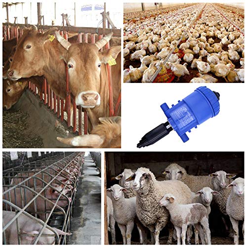Robbey Water Powered Flow Dosing Pump, 0.2%-2% Hydraulic Chemical Fertilizer Injector Proportioning Dispenser Liquid Diluent Doser Proportioner for Drip Irrigation Livestock Farm