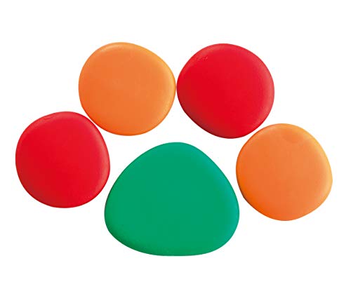 Rainbow Pebbles - Junior - Mini Jar - Ages 18m+ - The Original Sorting and Stacking Stones - First Counting and Sorting Toy