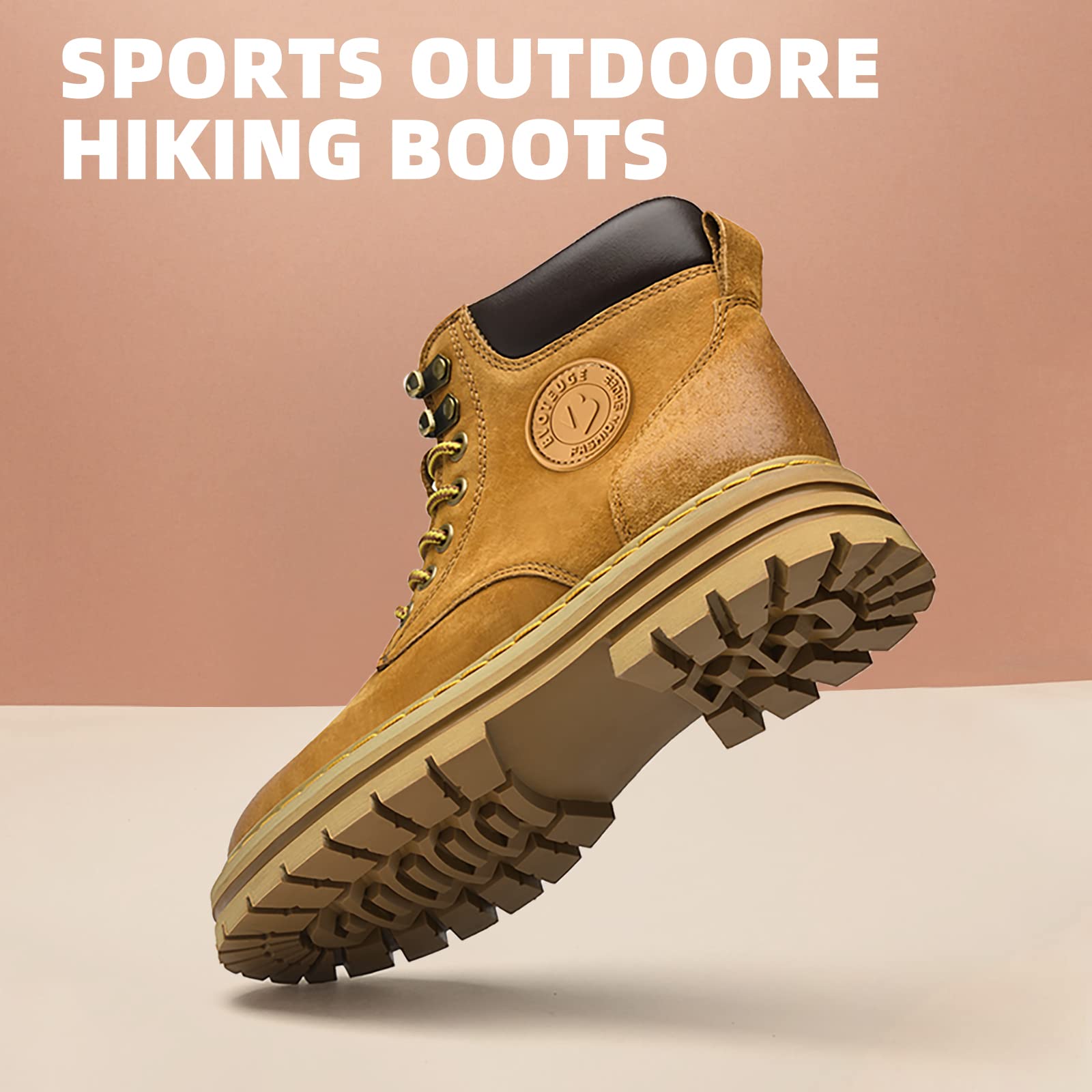 Women Mid Hiking Boots Outdoor Non Slip Water Resistant Backpacking Trekking Walking Trails (5.5)