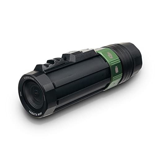 PARALENZ Vaquita 2nd Gen Underwater 4K Camera – Ultra-Wide 150° Lens, 12MP, OLED Display, Waterproof to 350m, WiFi, GPS, Automatic Depth-Controlled Color Correction, Dive Camera