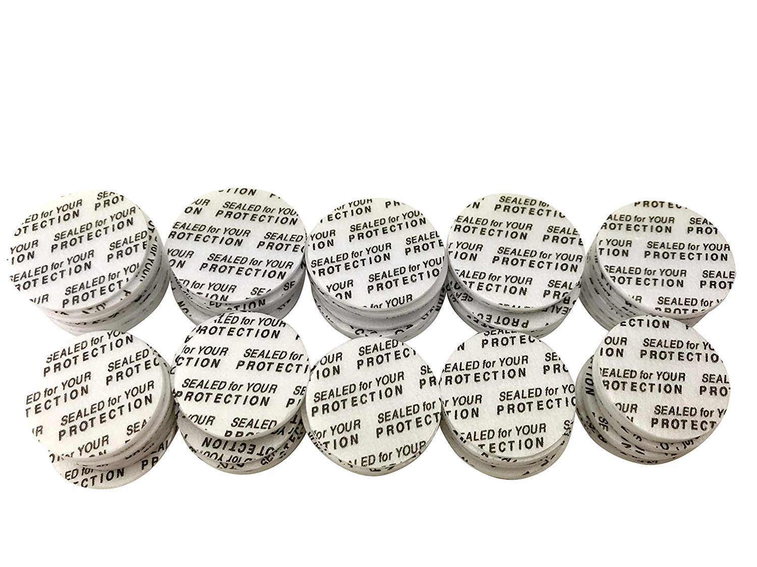 Sunscreen Flask Seals for Cruise Booze Hidden Liquor Bottles Sneak Alcohol | 100 PACK | 21mm | Fits Nearly All Secret Flasks