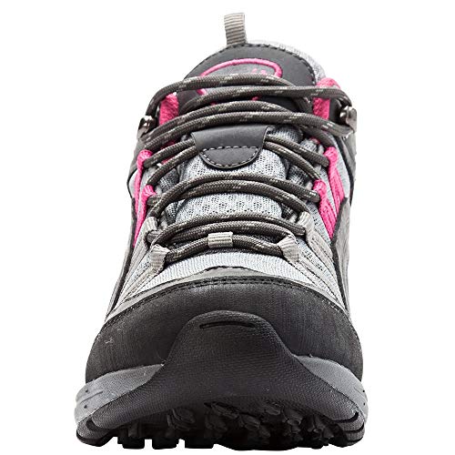 Propet Women's Propet Peak Boot, grey/berry, 10H 2E 2E US