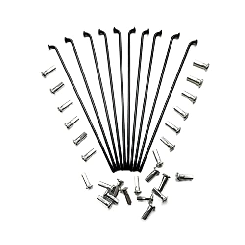 WICKYPRINCE spokesbiketeelnipples Mountain Wheel 100/batch Bicycle Spokes 14G 2.0mm * 80-275mm Mountain Bicycle Spokes Road Bicycle Folding Bicycle (Color : 133mm)