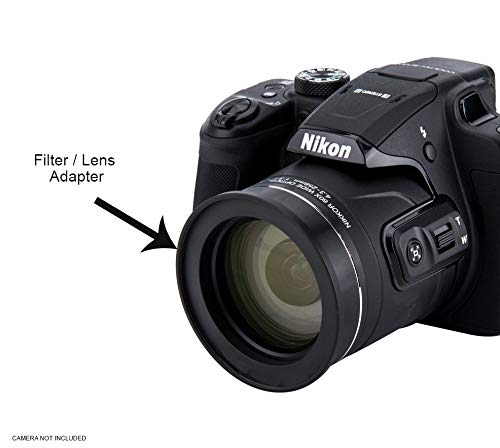 Nikon COOLPIX B600 High Grade Multi-Coated & Threaded 3 Piece Lens Filter Kit (Includes Filter Adapter & Cap)
