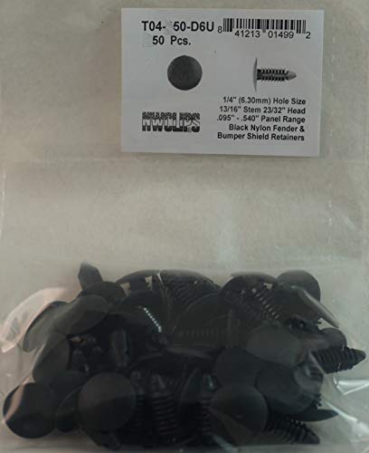 NWCLIPS 100x Premium Quality Christmas Tree Clip Replaces 1605396 (GM),388577S (Ford),6502078 (Chrysler)