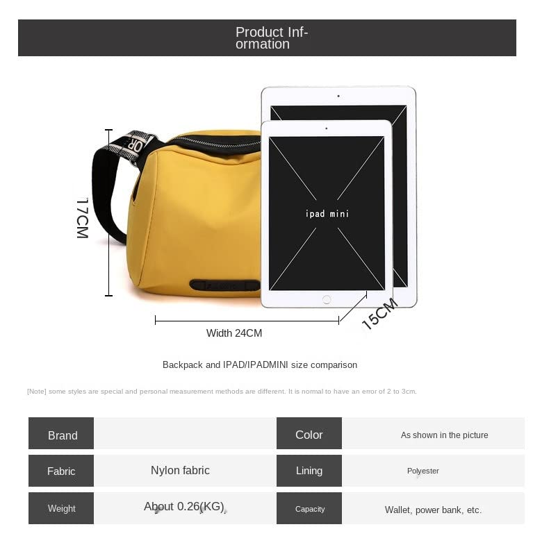 Women Waterproof Shell Small Shoulder Bag Crossbody Bag Oxford Handbags Wide Strap Handbags Purses (RED)