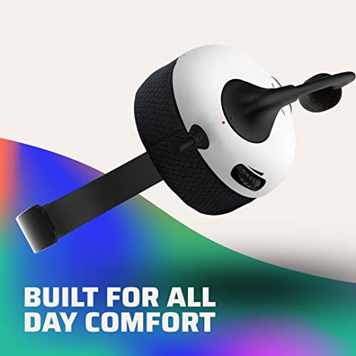 PDP LVL30 Wired Headset with Single-Sided One Ear Headphone for PlayStation, PS4, PS5 - Mac, Tablet Compatible - Noise-Cancelling Mic - Lightweight, Cool Comfort, Great for Gaming , School and Remote Work - White