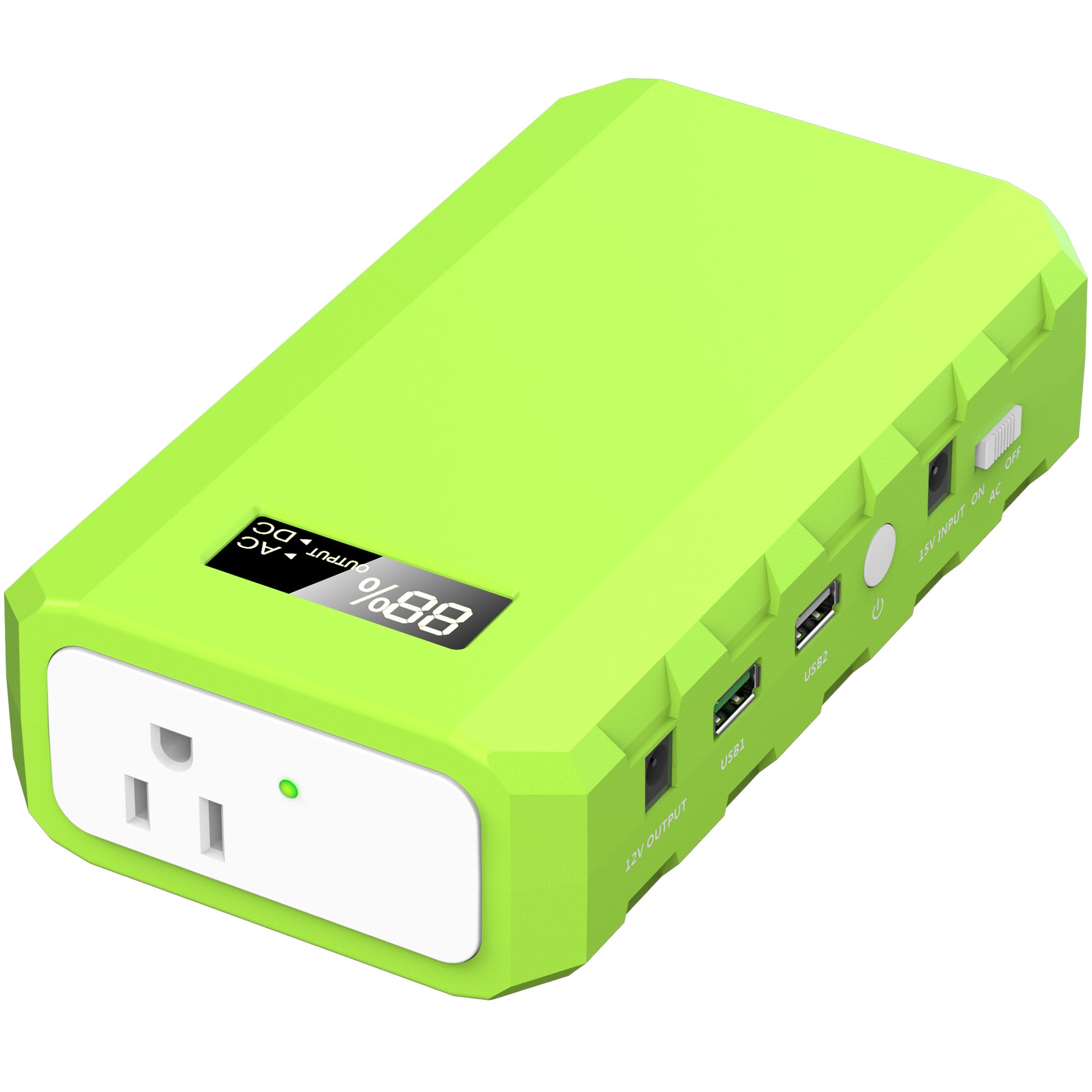 powkey Portable Power Station with AC Outlet 88.8Wh AC Battery Backup Power Pack, DC/USB Outputs for Portable Laptop Computer charger, Small Portable Power Station