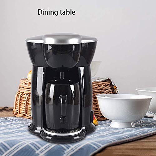 ROLTIN Coffee Machine Coffee Machine,Single Coffee Machine-Power:300 Watts,140 Ml Water Tank,Washable Drip Tray,Active Foam Nozzle,Removable Water Tank,Food Grade PP,for espress