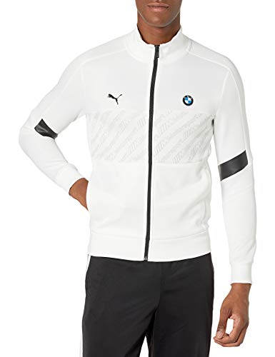 PUMA mens BMW MMS T7 Track Jacket, puma White , XX-Large
