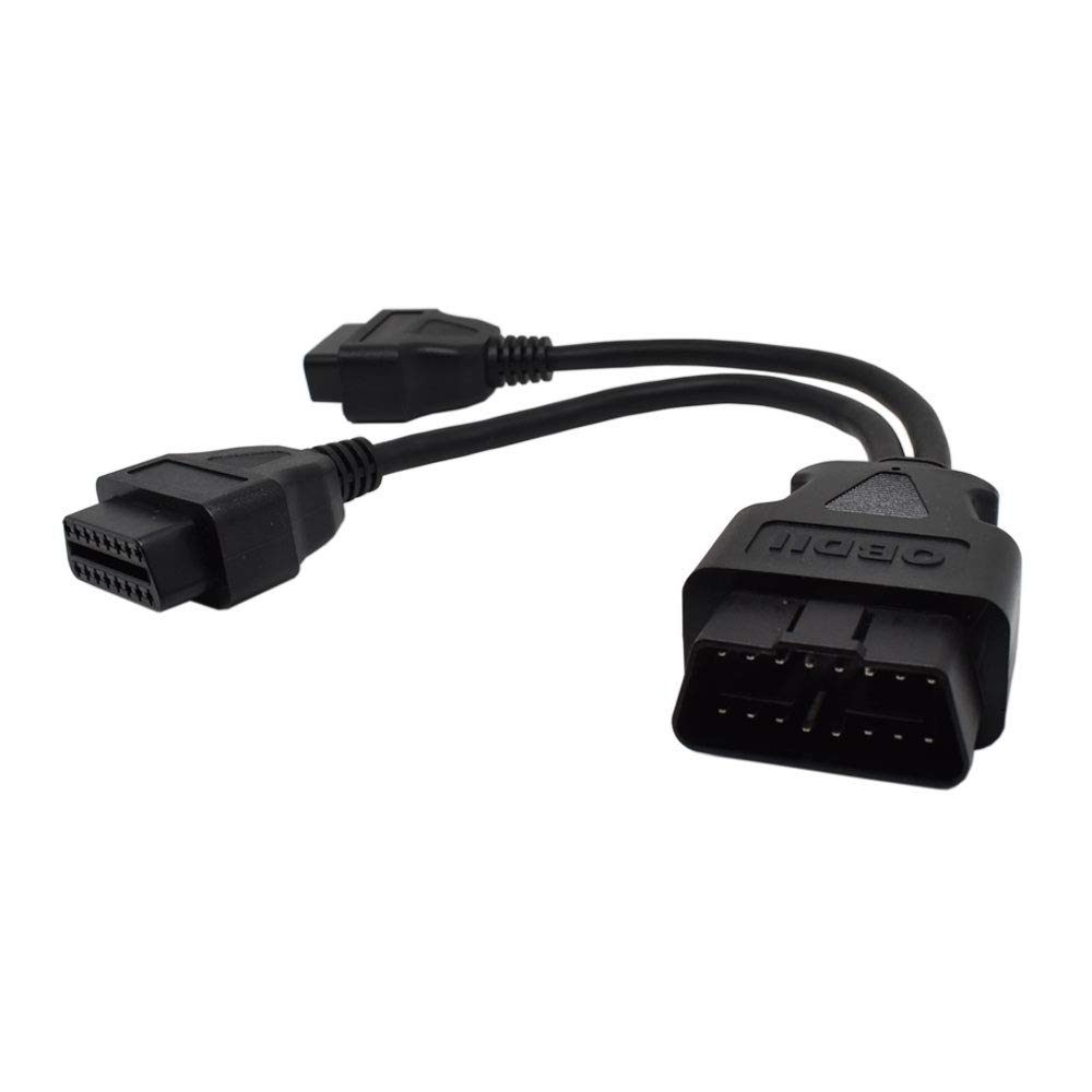 REARMASTERĀ® J1962 OBD2 Y Cable Adaptor 1 Male to 2 Female