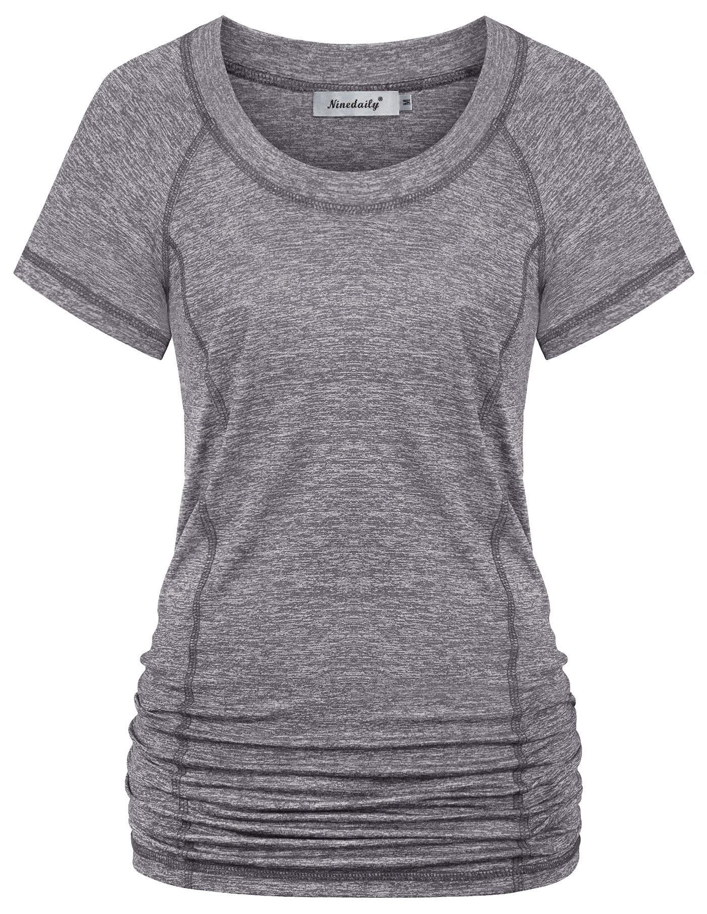 Ninedaily Fall Fashion for Women 2024, Ladies Tops Tennis Shirts Fishing Cute Activewear Yoga Dancing Wear Backless Tank Tops Autumn Casual Light Gray,Size M