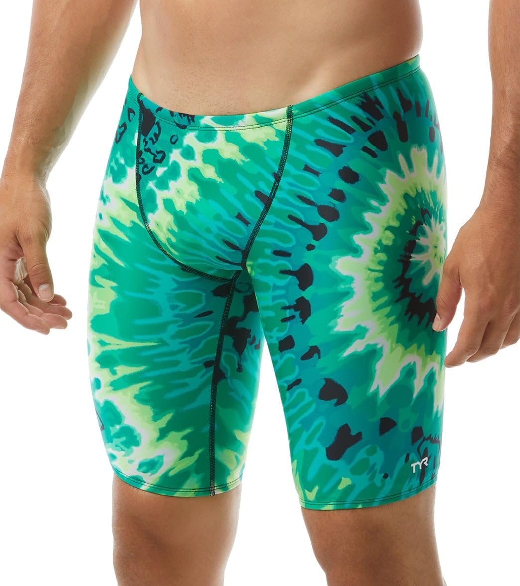 TYR SPORT Men's Standard Bohemian Jammer, Green, 34