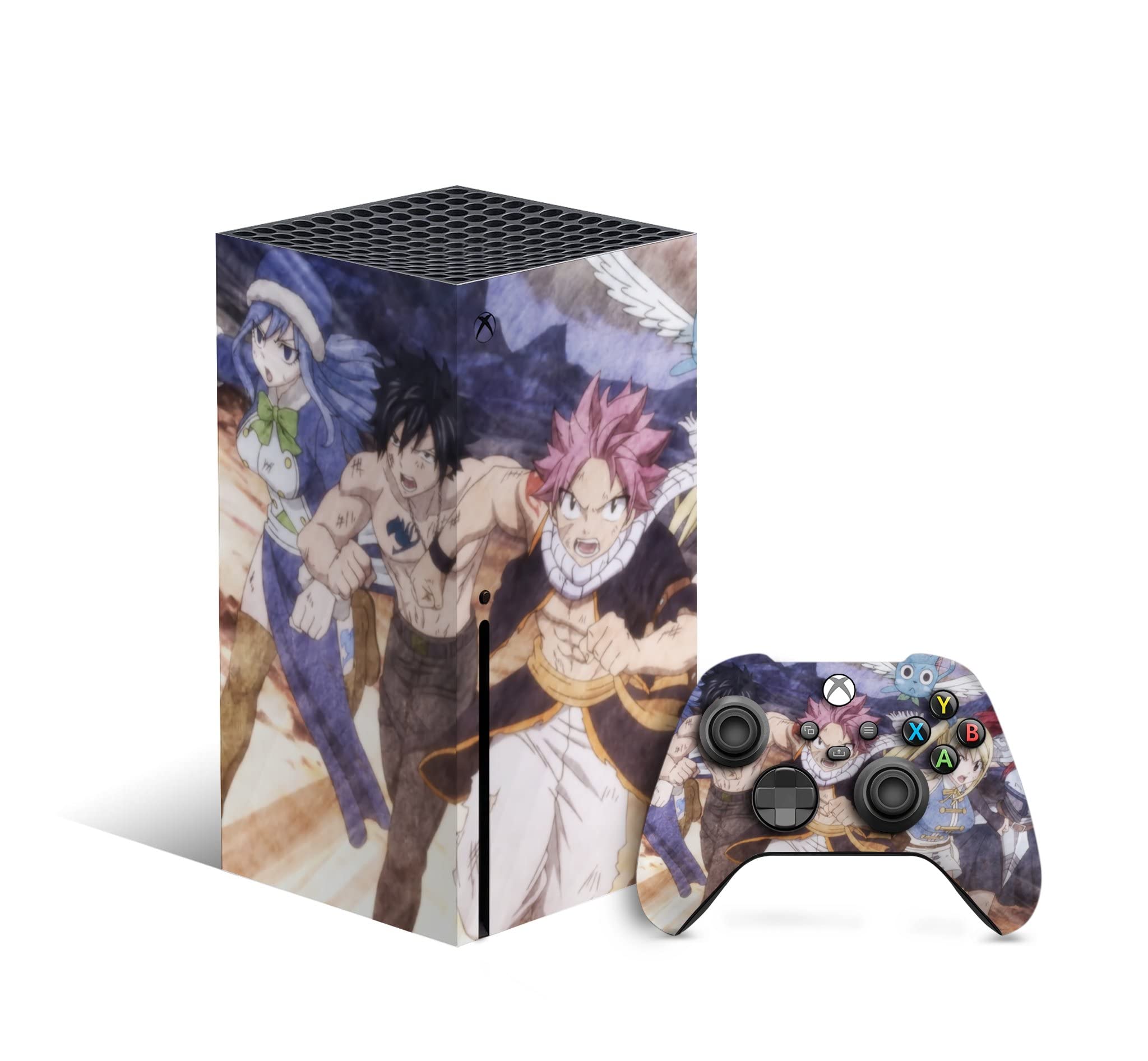 The Son Of Dragon Anime Vinyl Skins for X-box-Series-X, Wrap Decal Cover Stickers for X-box-Series-X Console Controller