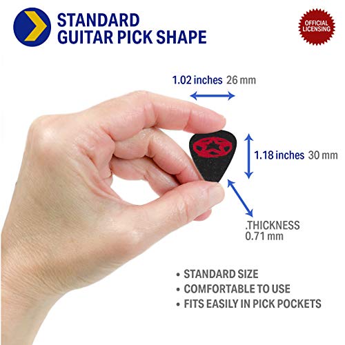 P Perri's Leathers Ltd. Rush Guitar Picks (LP12-RUSH2)