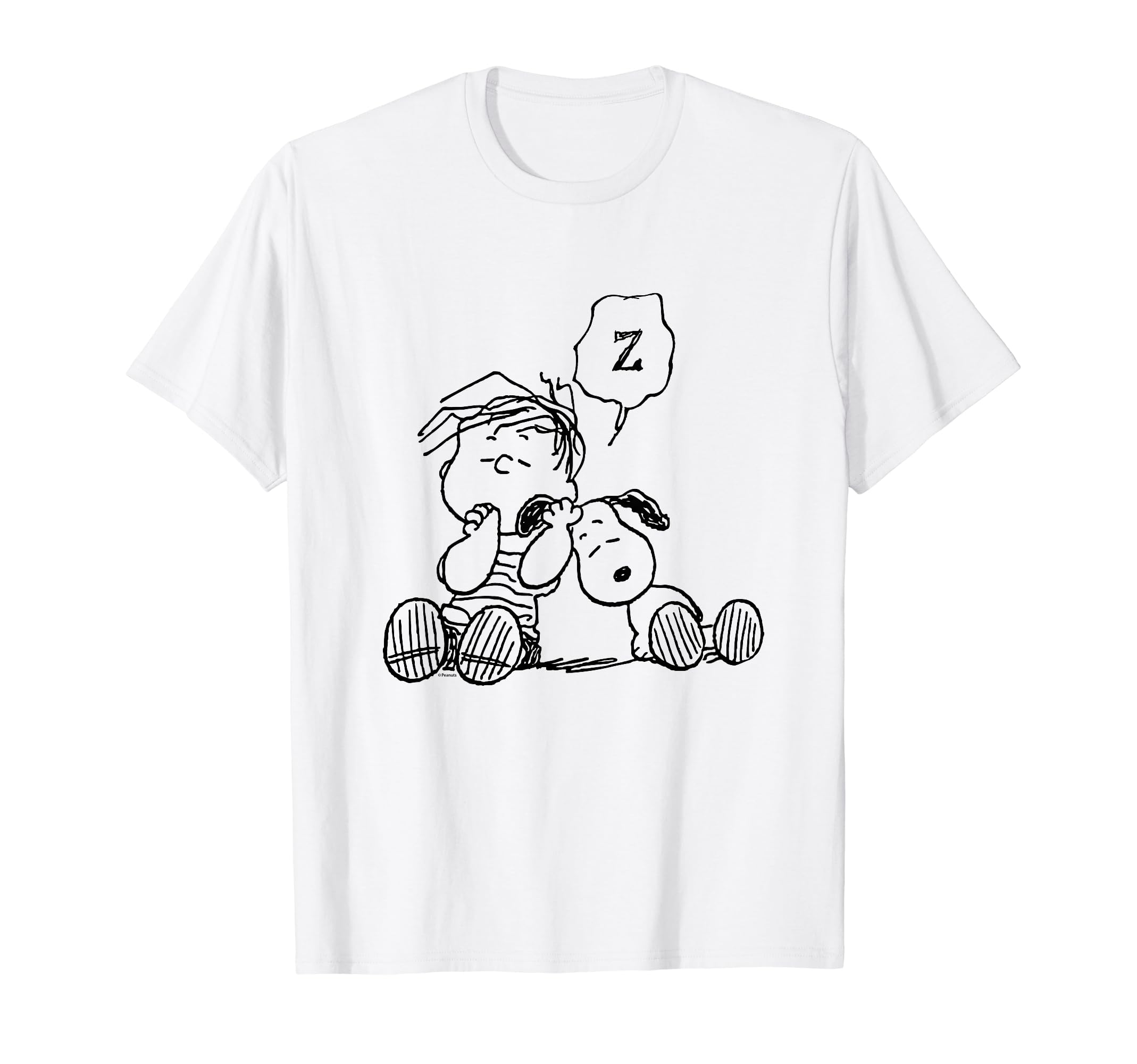Peanuts - Linus Snoopy Snooze T-Shirt