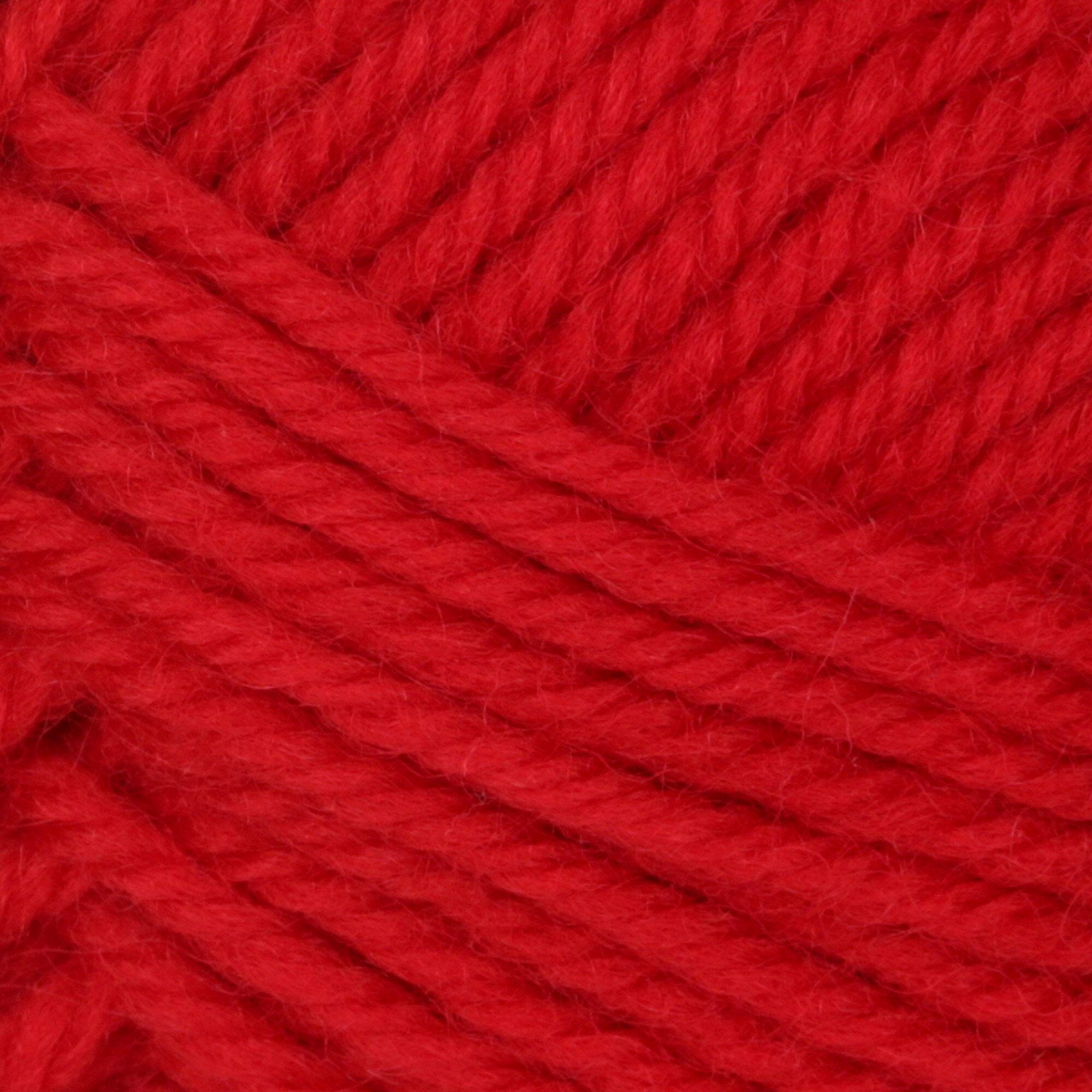 Patons Classic Wool DK Superwash Yarn - Gauge 3 Light - 100% Wool - (3-Pack) - Red - for Crochet, Knitting, and Crafting