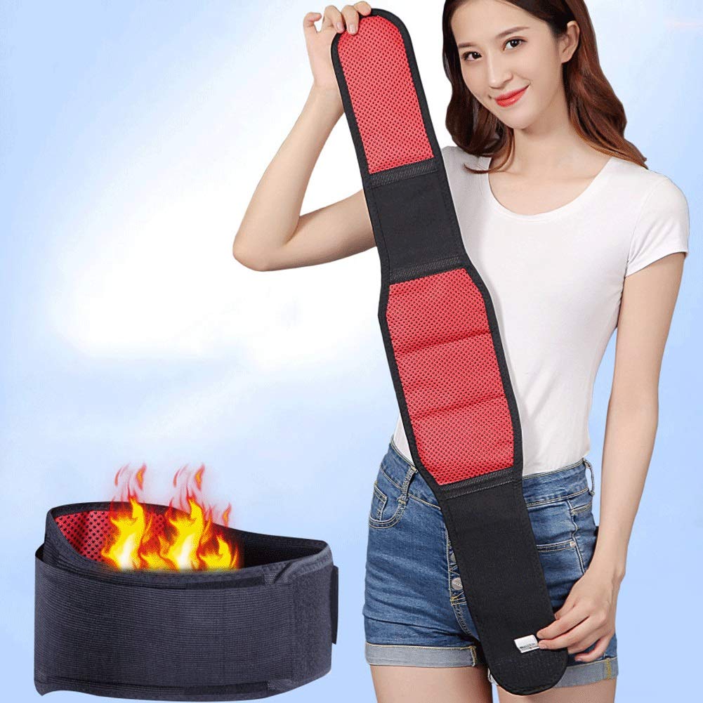 TANGIST Lumbar Brace-Lower Back Support Belt,Adjustable Self-Heating Magnetic Therapy Belt for Pain Relief and Injury for Men Women (Size : XL)