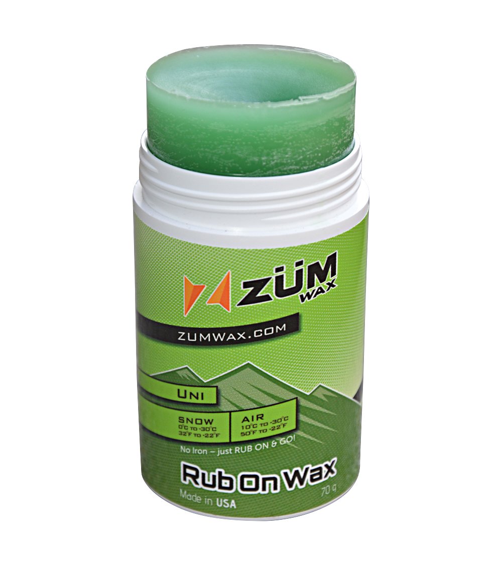 ZUMWax Ski/Snowboard/Nordic/Cross-Country Racing Wax Bundle - Universal RUB ON & Iron ON HIGH Speed Waxes