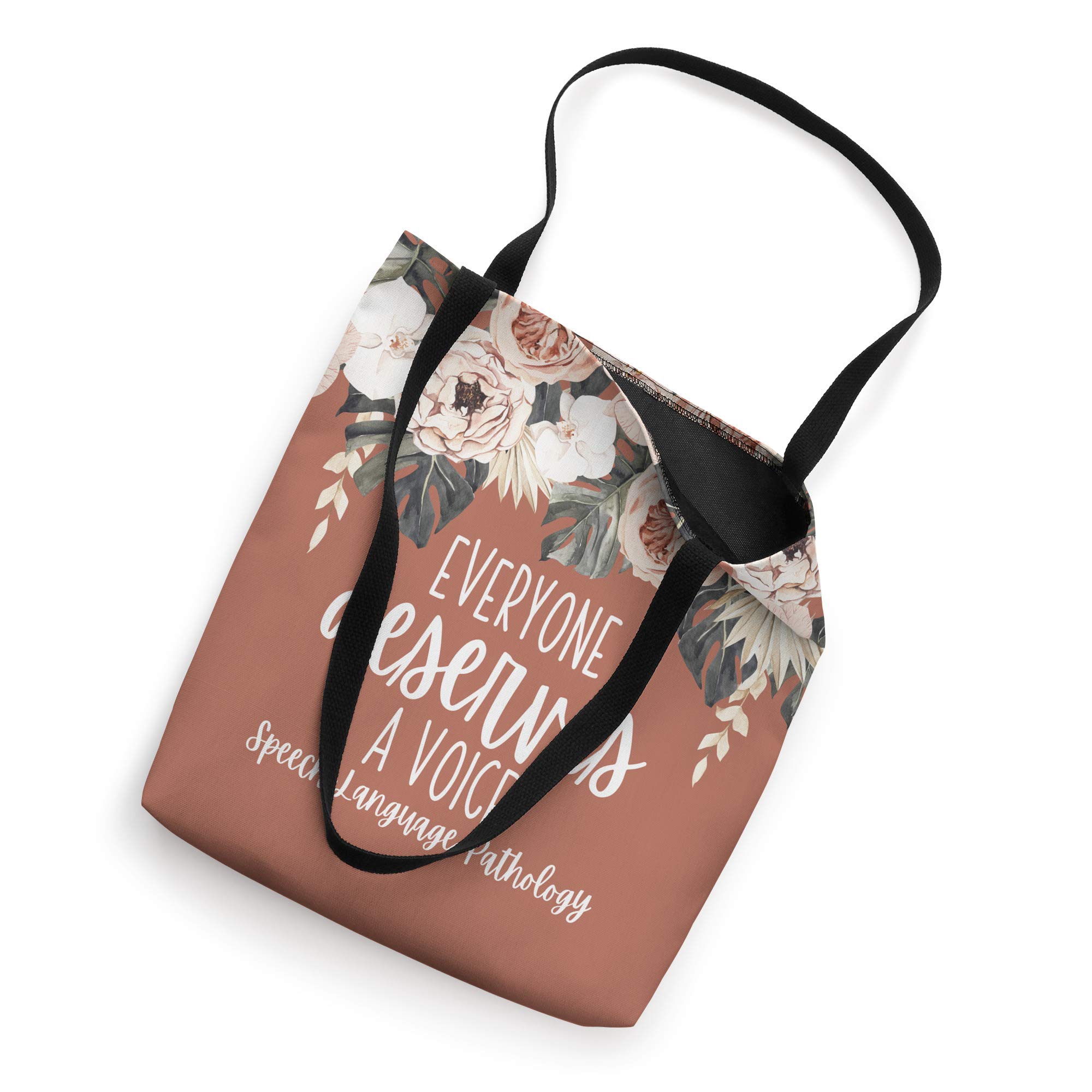 SLP Gifts Speech Therapy Everyone Deserves A Voice Tote Bag