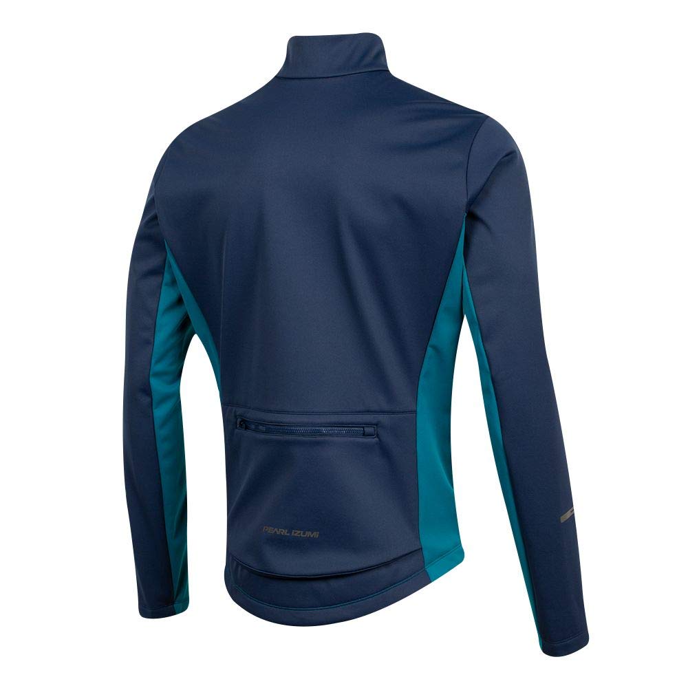 PEARL IZUMI Men's Quest AmFIB Cycling Jacket, Navy/Teal, X-Large