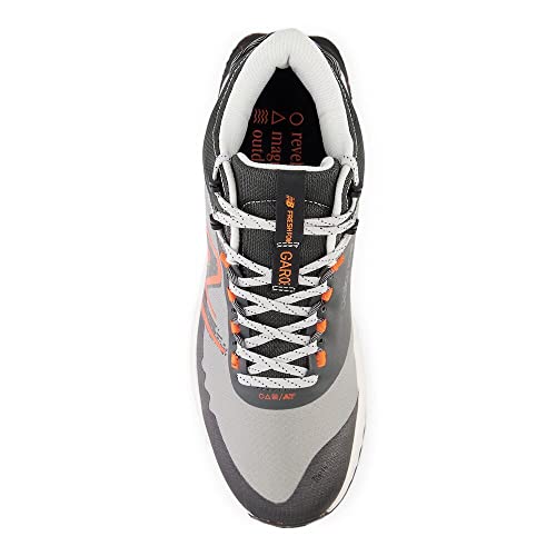 New Balance Men's Fresh Foam Garoe Mid V1 Trail Running Shoe, Shadow Grey/Grey Matter/Blaze Orange, 10.5