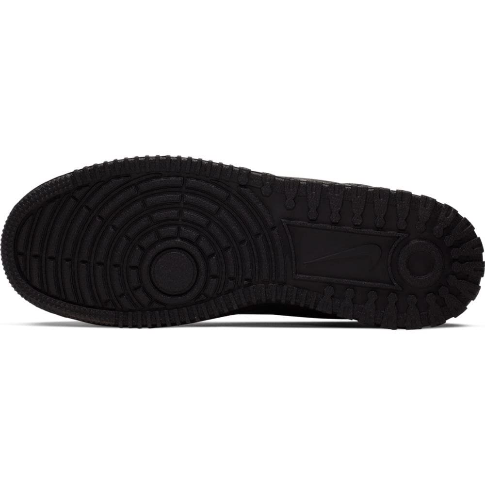 Nike Men's Basketball Shoe, Black Black Metallic Pewter, 10.5