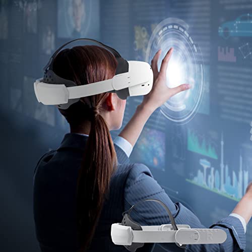 VR Accessories, Virtual Reality Accessories Summer Breathable Elite Headband, Easy to Clean Compatible with Oculus/Meta Quest 2 Game Immersive VR Accessories