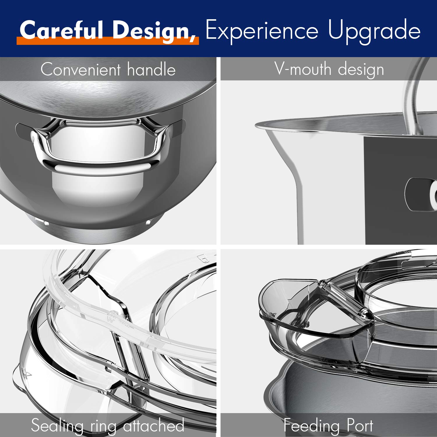 Stand Mixer, whall 12-Speed Tilt-Head Kitchen Mixer,for Baking Bread,Cakes,Cookie,Pizza,Salad, Electric Food Mixer with Dough Hook/Wire Whip/Beater, Stainless Steel Bowl,(black)