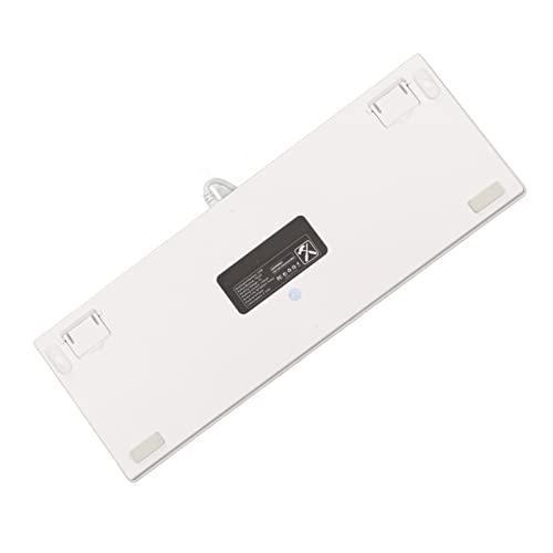 Wuqioei RGB Gaming Keyboard,87 Keys RGB Backlit PC Mechanical Keyboard 9 Lighting Modes,Ergonomic Design Plug and Play,High Performance Flash Single chip Computer,12Mbps,FN Multifunctional Key